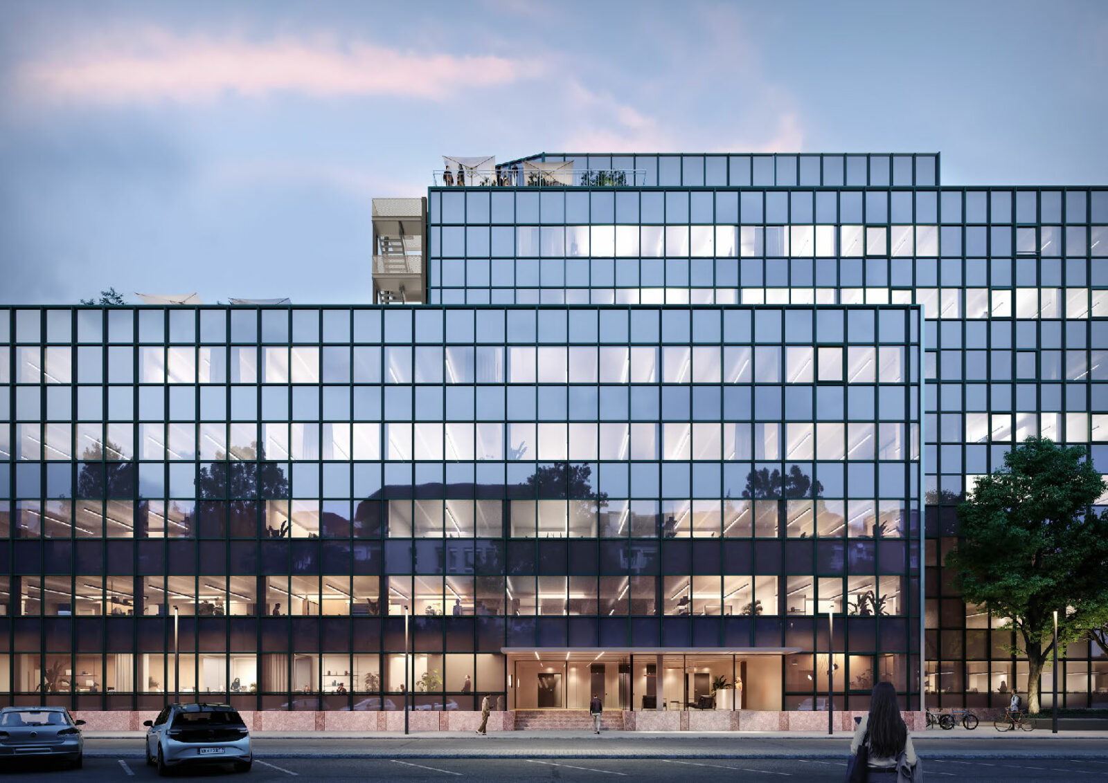 Frankfurt, Westend-Carree, Grüneburgweg - Leoff